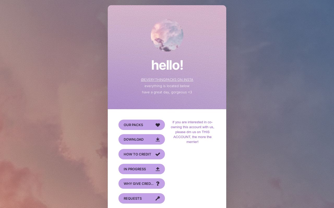 everythingpacks carrd